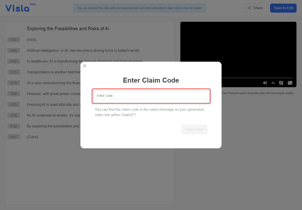 【ChatGPTで簡単ビデオ作成】Vislaプラグインの導入から使い方まで | はじめての生成AI比較.com